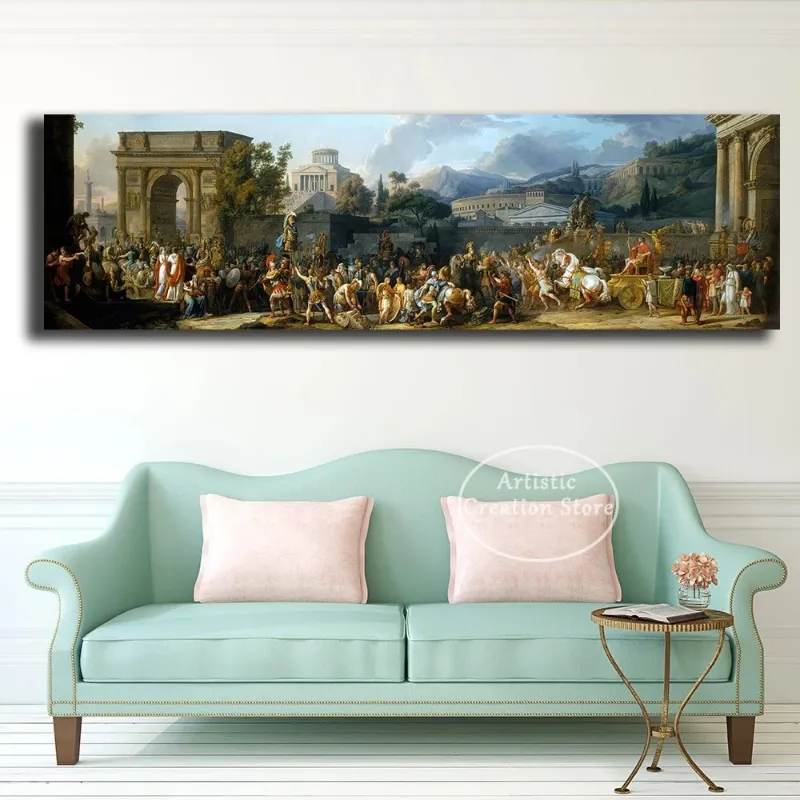 Canvas Wall Art: Roman History Triumph Of Consul Aemilius Paulus Living ...