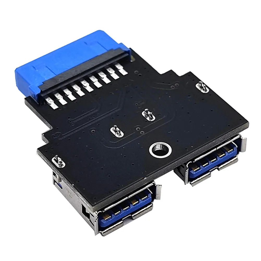DHgate.com:19-Pin to Type-C + 2 USB-A Female Front Panel Converter: USB ...