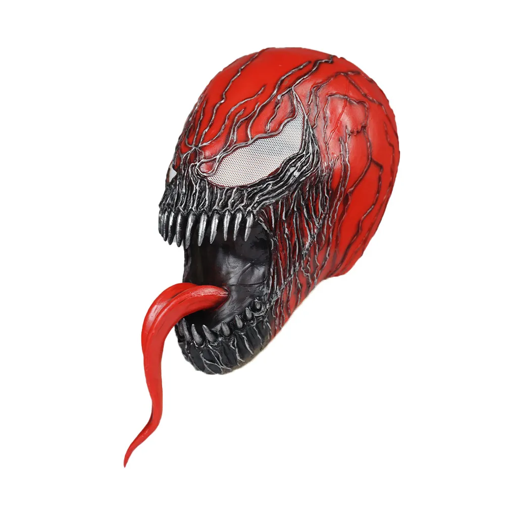 Real Latex Venom Molezu Horror Devil Mask Full Face Superhero Mascaras ...