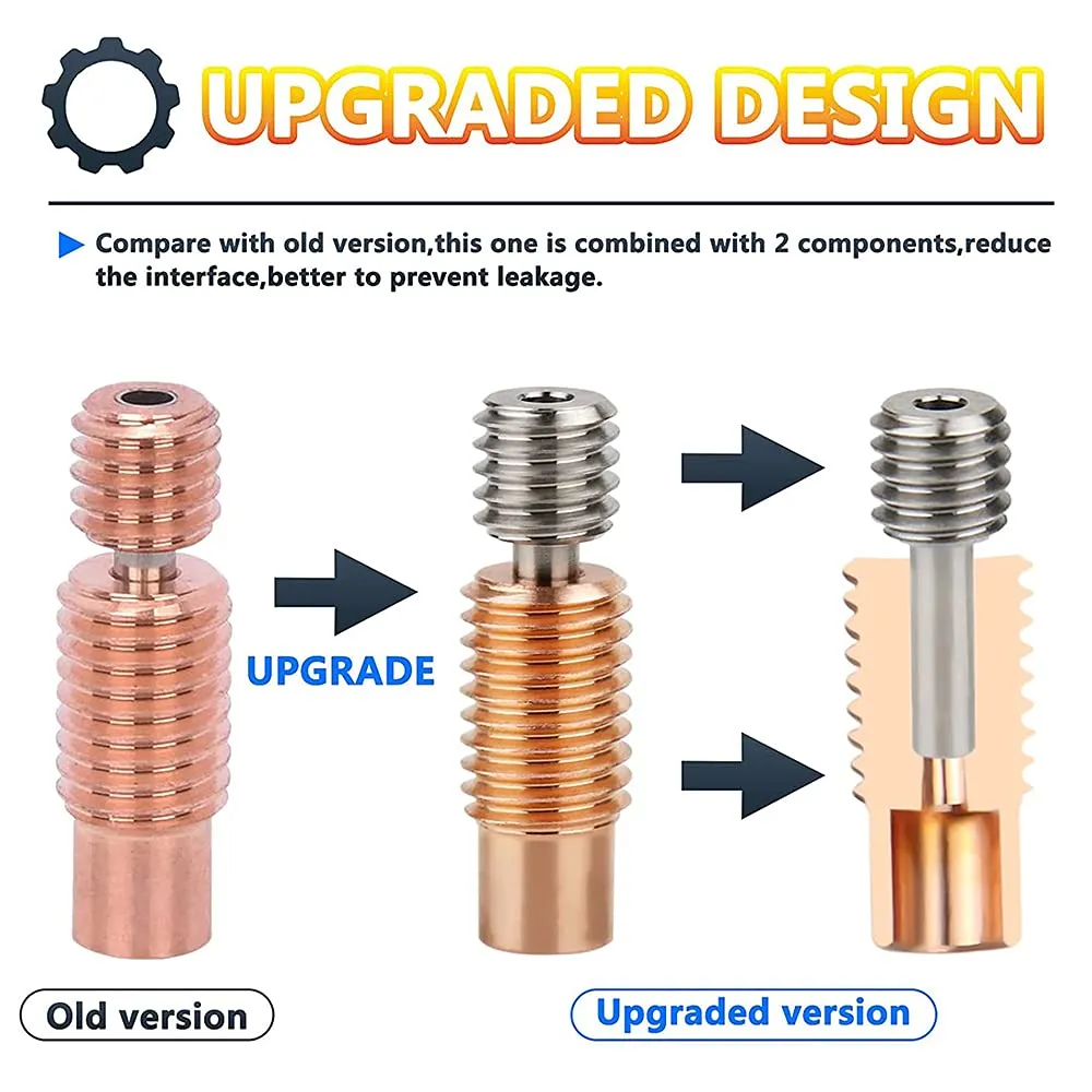 E3D V6 Heatbreak Titanium Alloy Bi Metal Throat... From Ddmyhome, $13. ...