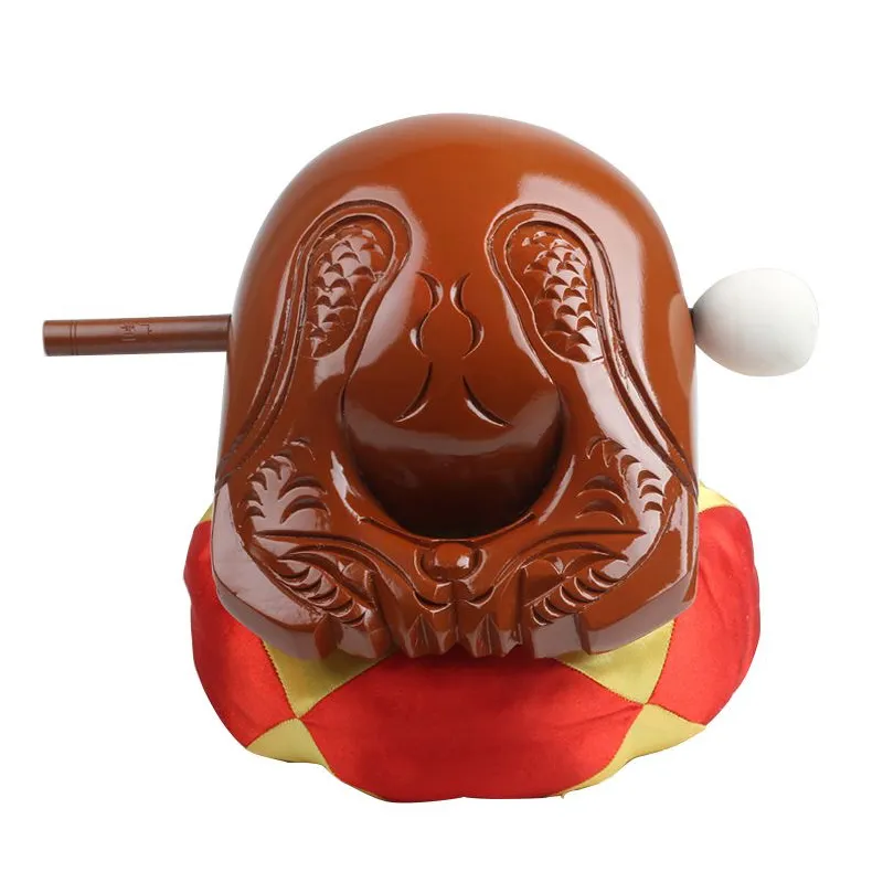 Zen Buddhist Monk Wooden Fish Mokugyo 3.5 Inch Temple Block Drum For ...
