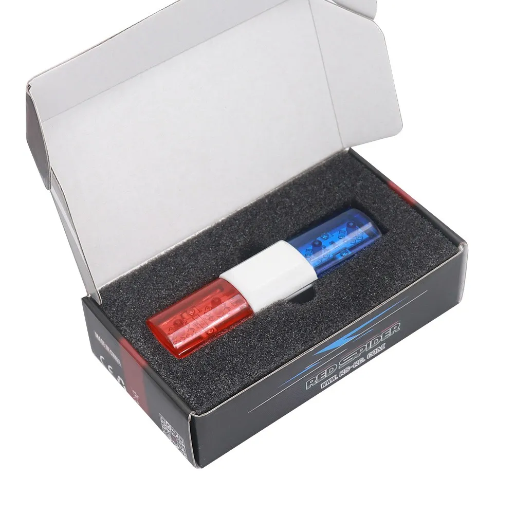 DHgate.com:2-Pack1/10 RC Car LED Flashing Police Lights, Red & Blue ...