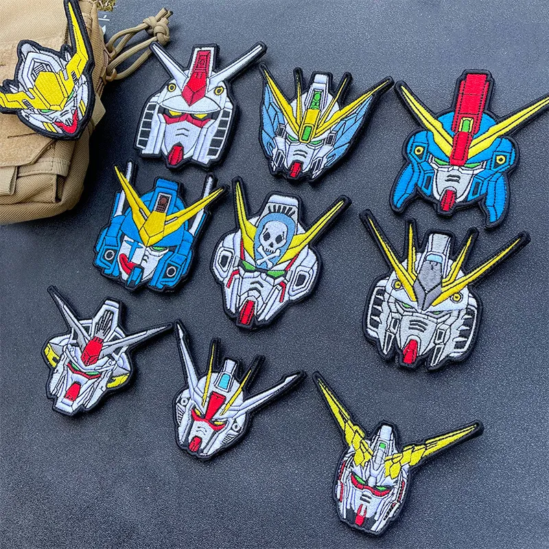 Gundam Suit Series Embroidery Patches Tactical Military Warrior Badge ...