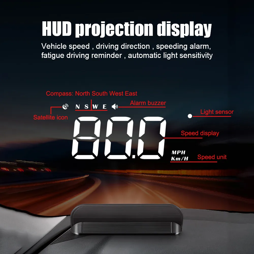 DHgate.com:M1 GPS HUD Car Display - Enhanced Driving with Speed ...