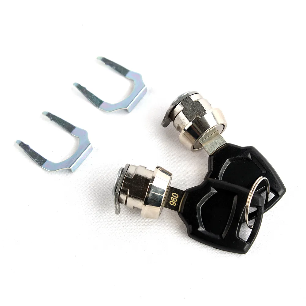 Universal Motorcycle Top Box Lock Cylinder Core Plug Replacement Keys 2 ...
