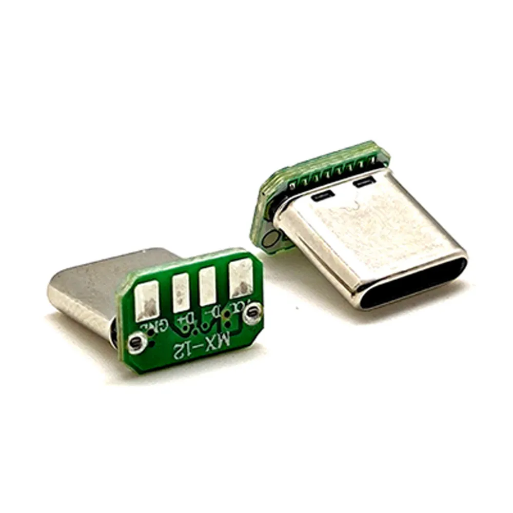 1-USB 3.1 Gen2 Type-C 16-Pin Male Vertical Welding Patch Board Data ...