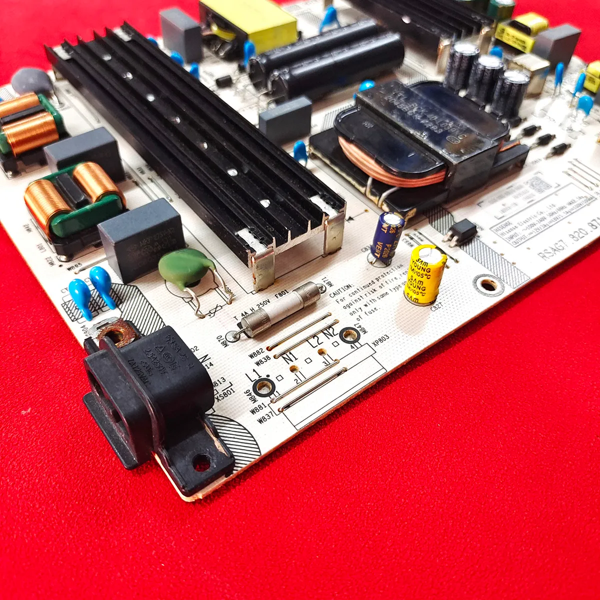 Hisense TV Power Supply Board RSAG7.820.8718.ROH For 65A52F, 65V1F R, 65E3F PRO, 65A57F, HLL ...