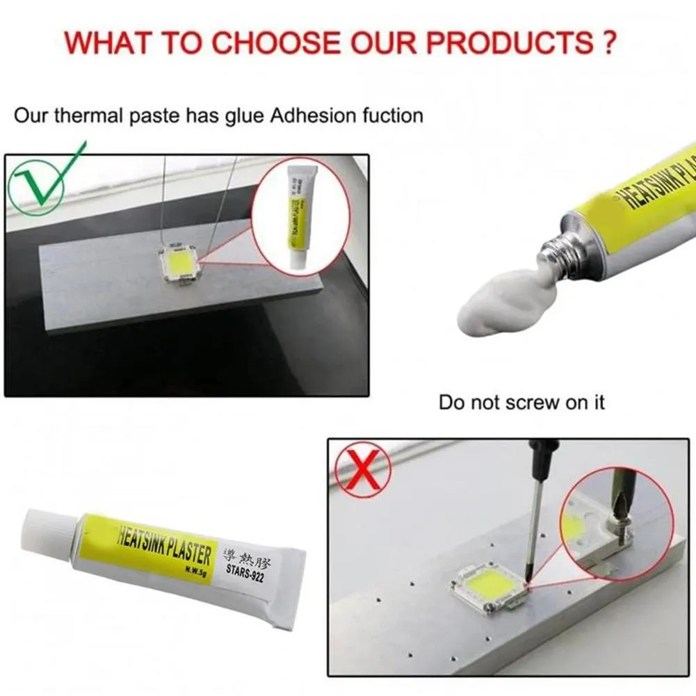 Star 922 Thermal Conductive Heatsink Plaster Silicone Grease, Strong ...