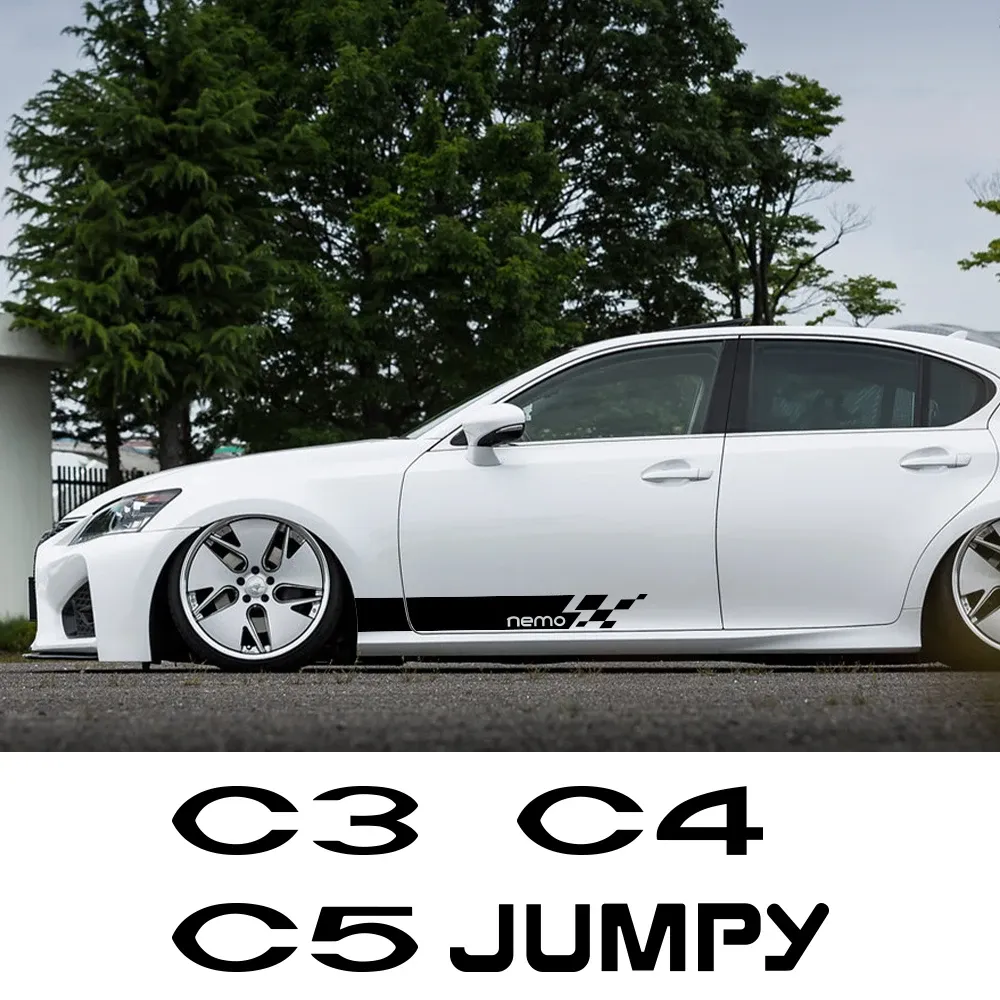 PVC Door Side Sticker for Citroen C1-C8, C-Crosser, Berlingo, Jumpy ...