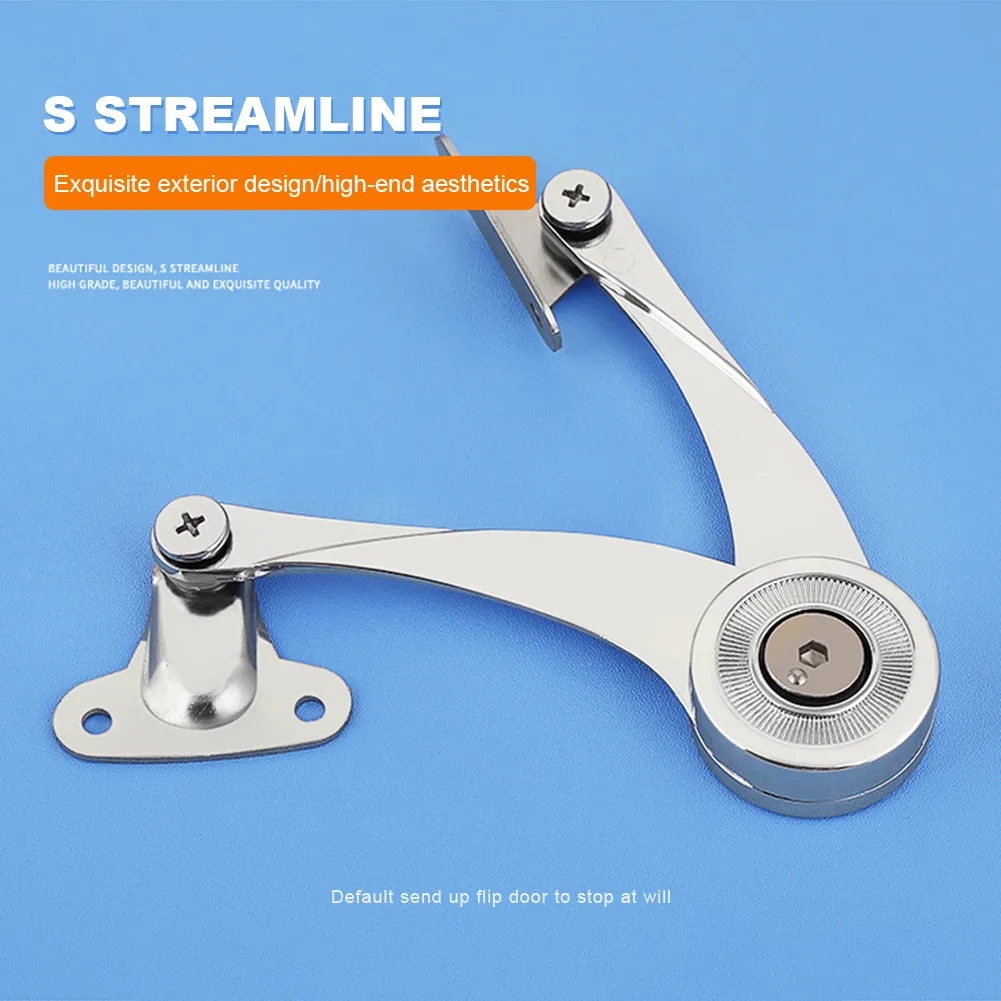 Hydraulic Door Hinge With Random Stop Feature, Adjustable Lid Support ...