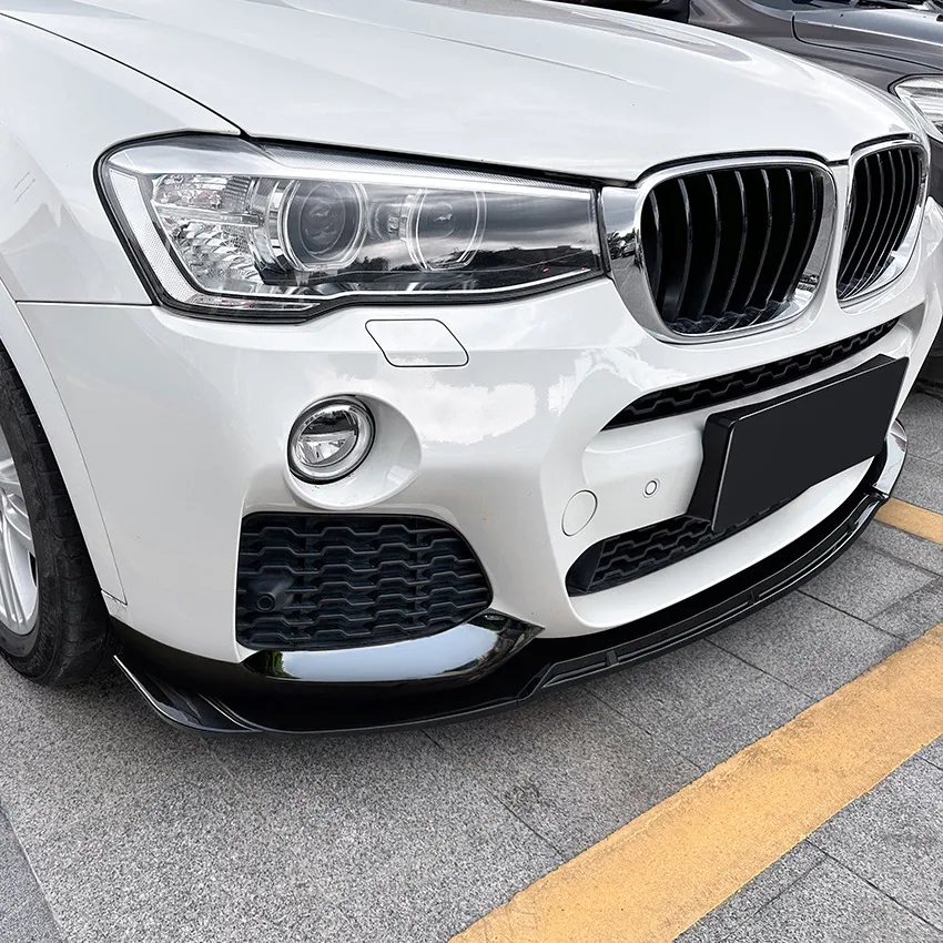 BMW X3 F25 X4 F26 LCI M Sport Front Bumper Lip Splitter Diffuser ABS ...