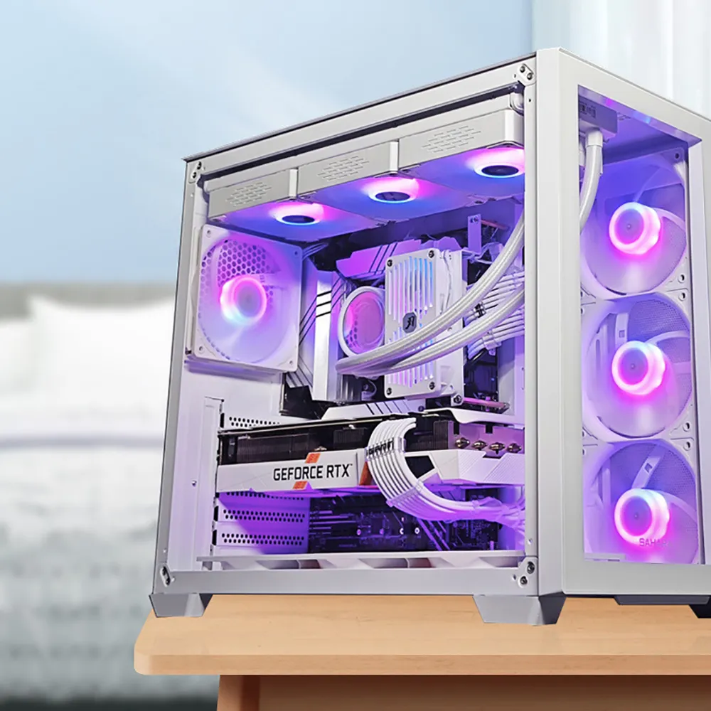 ARGB Syn Low Noise cpu case fan with Dual 60mm Fans - 6000-3600RPM, 12V ...