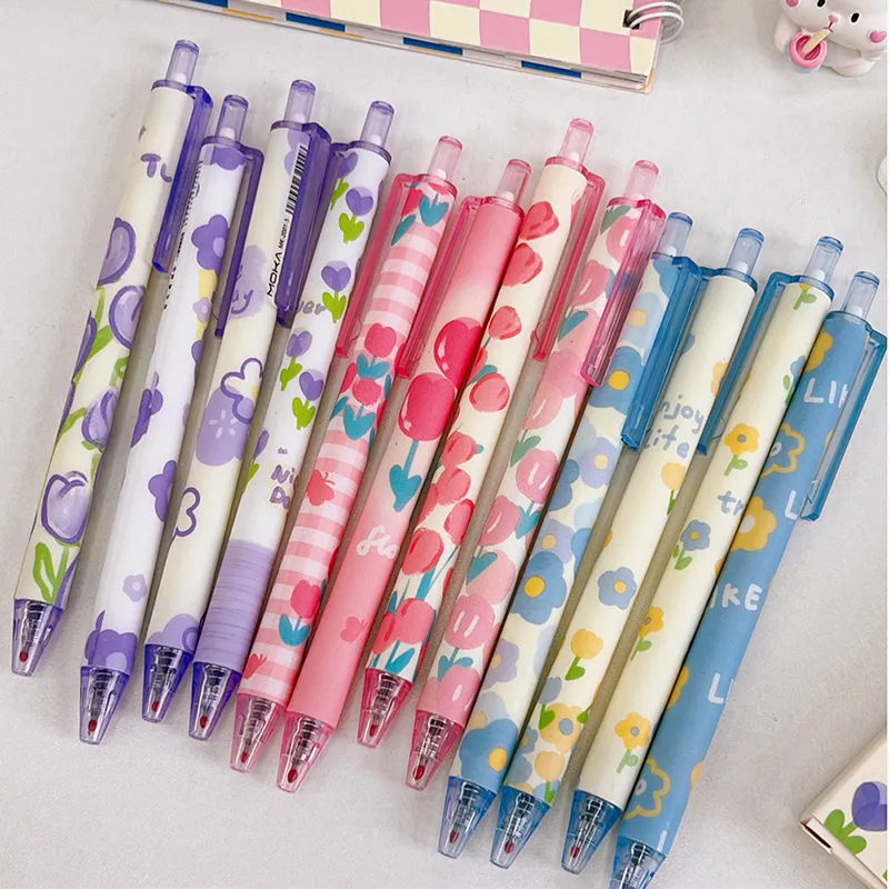 Cute Pens Set - Premium Japanese Gel Pens, Kawaii Stationery for School ...