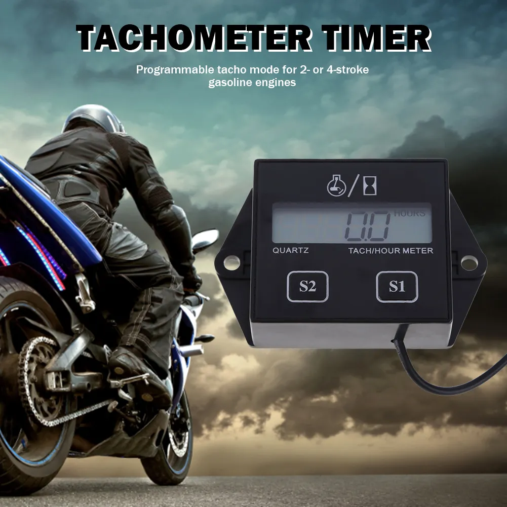 Inductive Digital tachometer for Motorcycle, Marine,...
