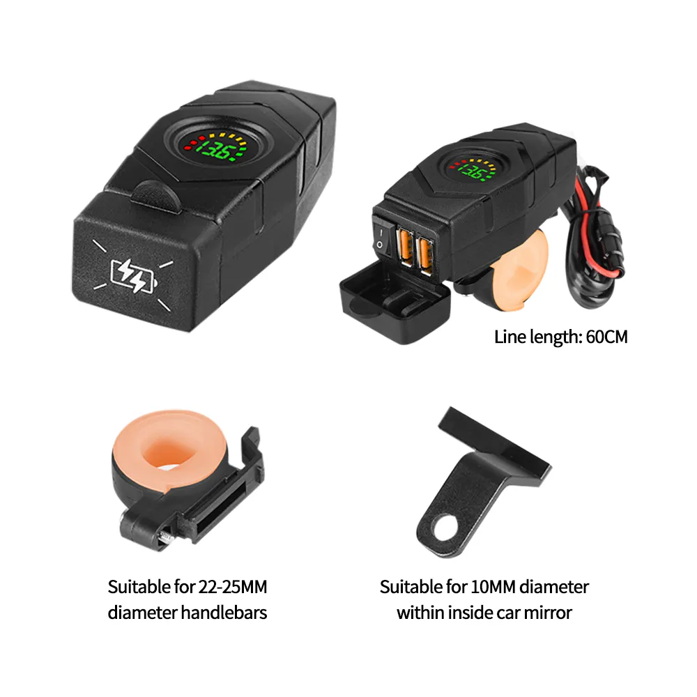 DHgate.com:Waterproof Dual QC 3.0 USB Fast Charger Socket for ...