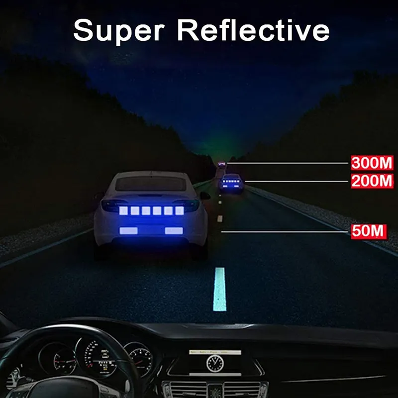 High-Visibility Car Reflective Arrow Sign Tape Sticker for Safer Night ...