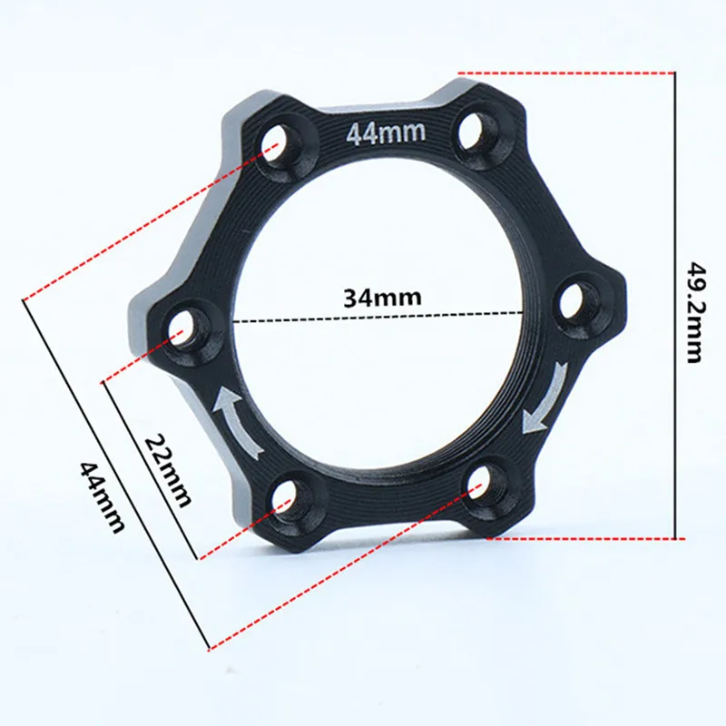 Disc Brakes For Bicycle, Bike Rotary Screw Thread Hub Flange Adapter ...