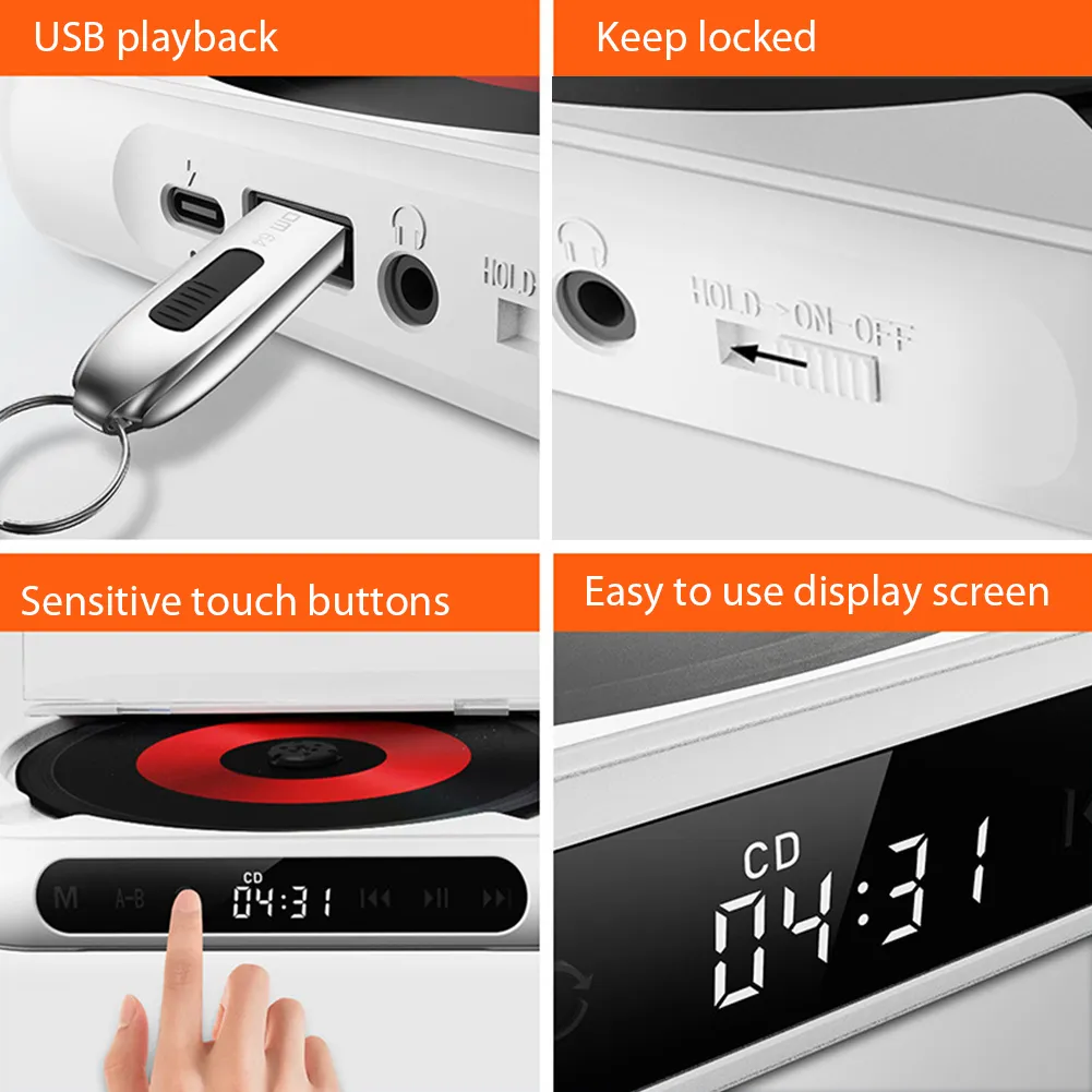 Mini CD Player A B Repeat Sound Speaker... From Ddmysmile, $55.42 ...