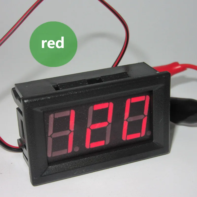 70-500V Wide Range Red/Blue/Green LED Display Digital Voltmeter ...