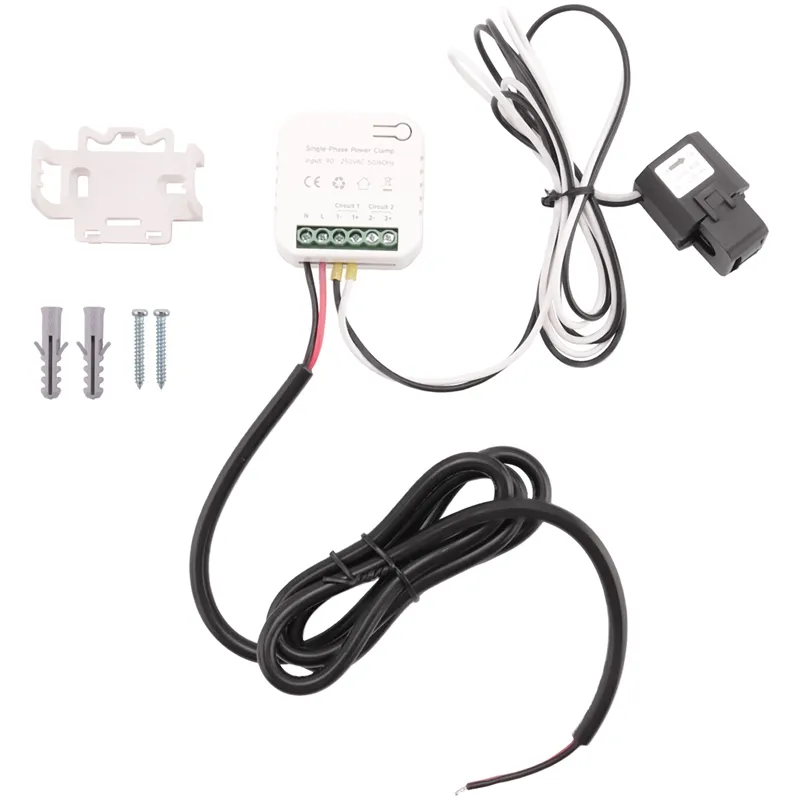 Smart WiFi Energy Meter 80A With CT Clamp: KWh Power Monitor ...