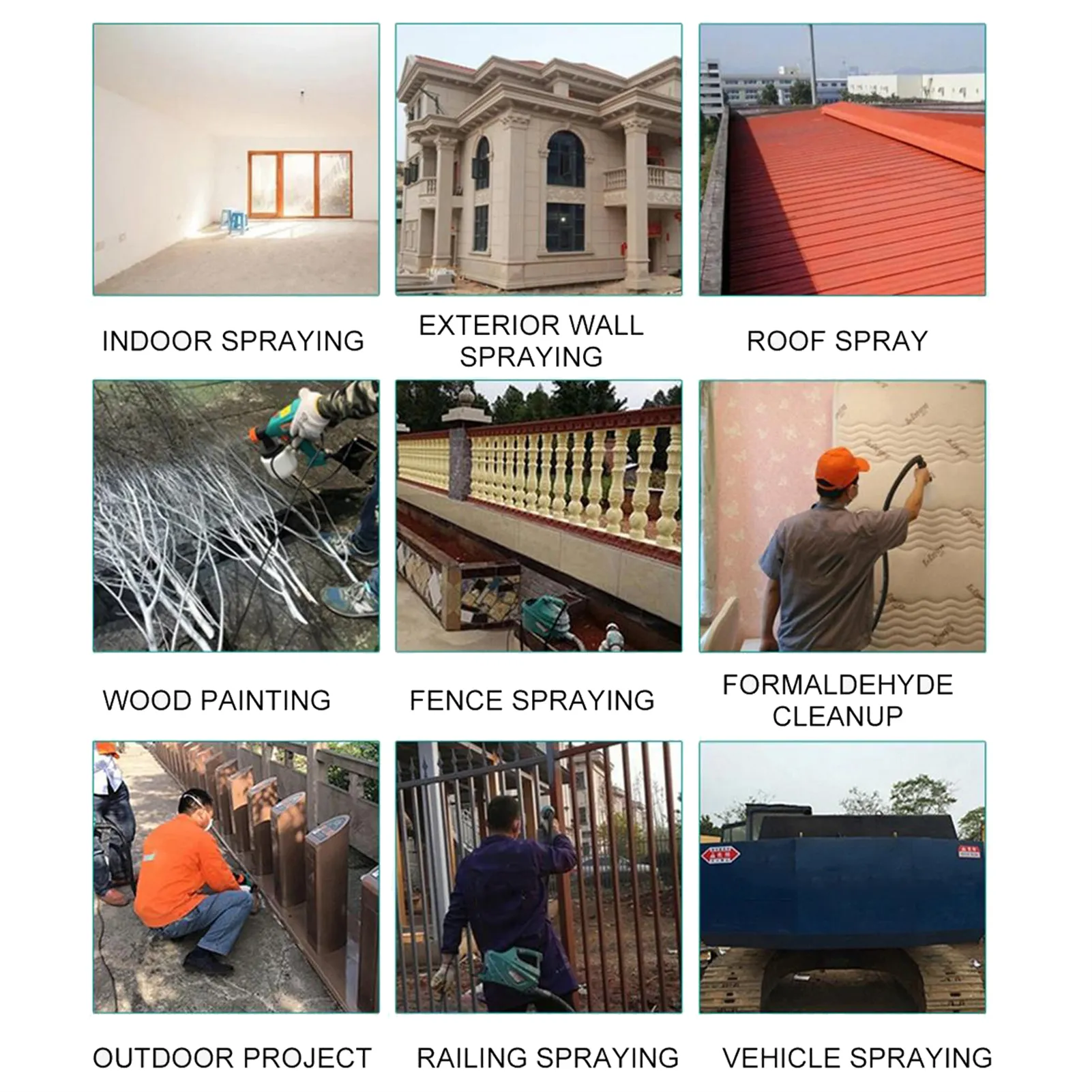 800ml Electric spray foam guns with 3 Spray Patterns and 2.5mm Plastic ...