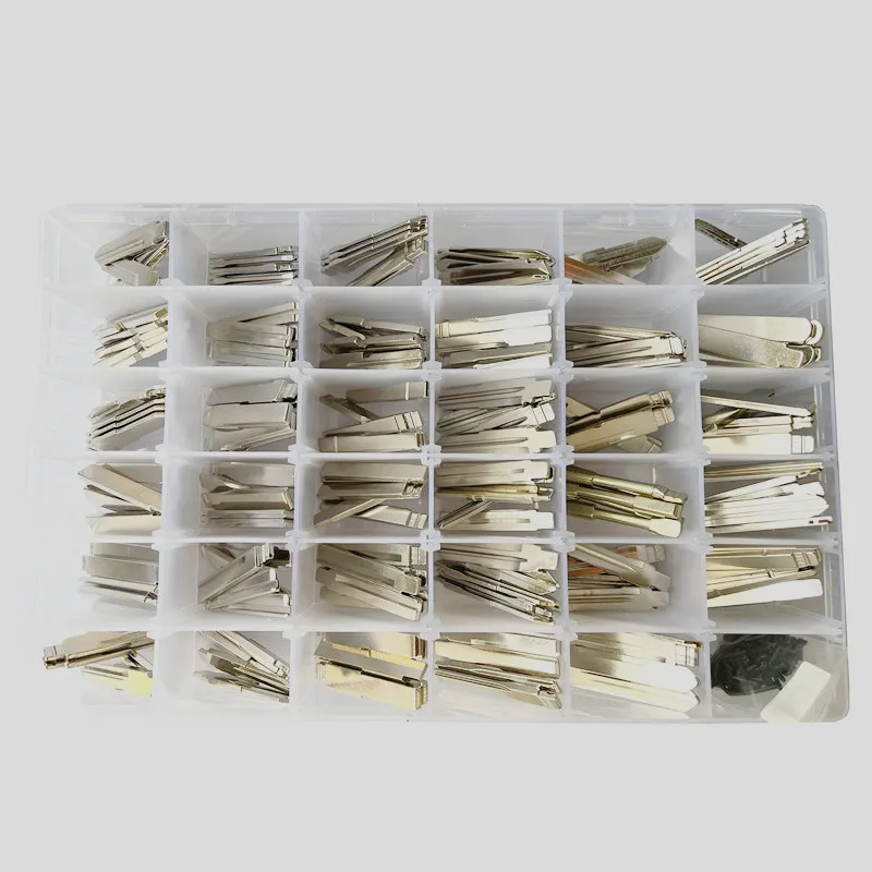 Metal Car Key Blank Flip Folding Blades with Pins for JMD VVDI KEYDIY ...
