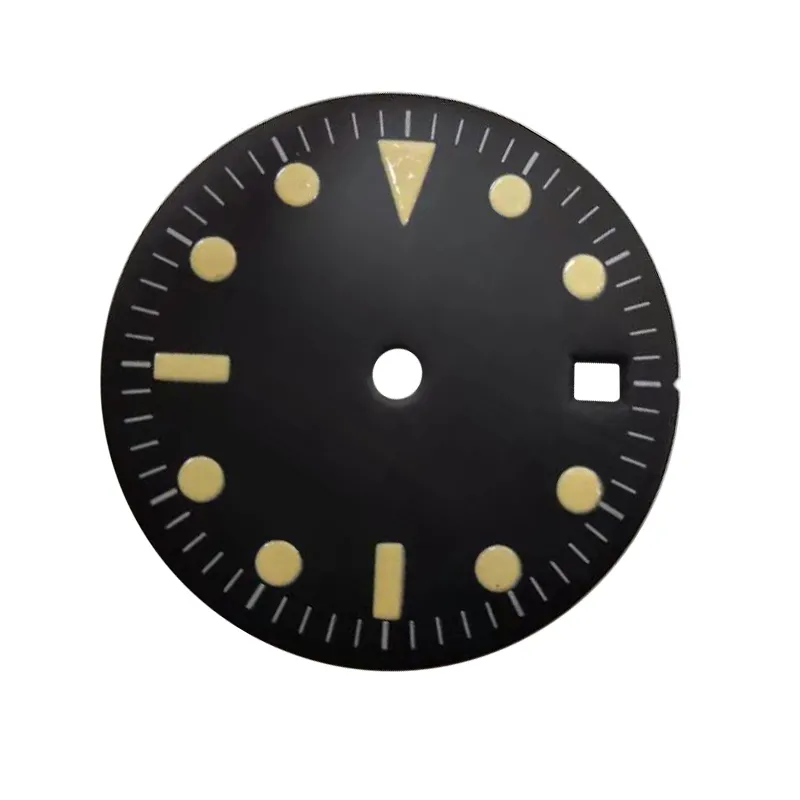 5mm Blue/Black Watch Dial with Date Window for 2824 2836/2813 Movement ...