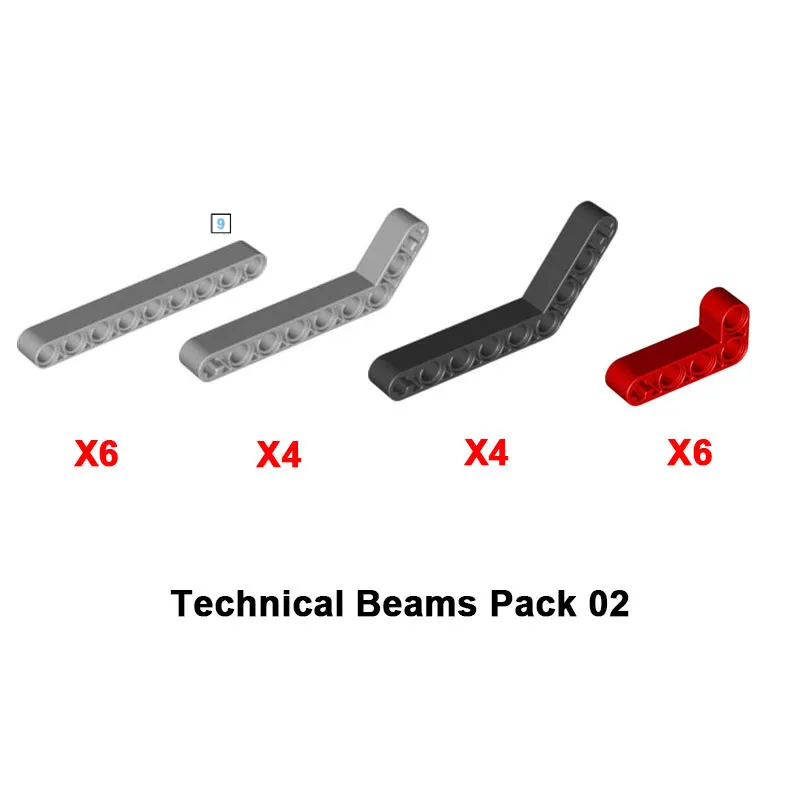 Technical Bricks Beams Wheels Tyres Axles Parts NXT Cable Connectors ...