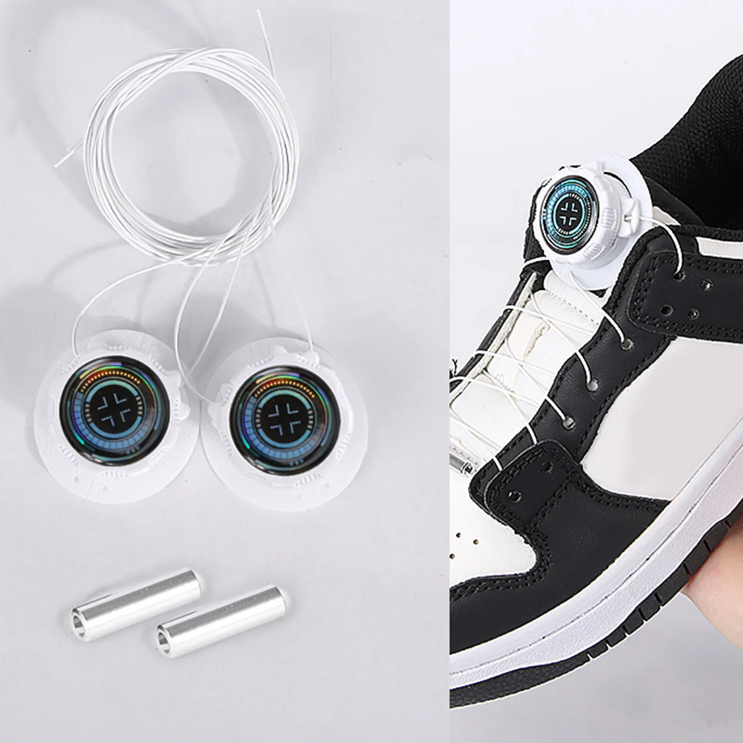 No-Tie Elastic Shoe Laces with Swivel Lock for Kids and Adults from ...