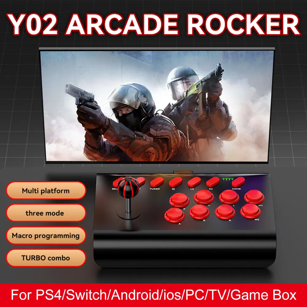 Arcade Console Game Stick Joystick: Portable Controller For Multi ...