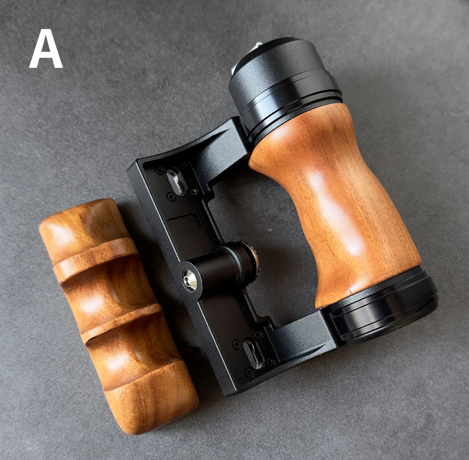 Enhanced Stability Wood Camera Hand Grip, Left/Right Holder, Provides ...