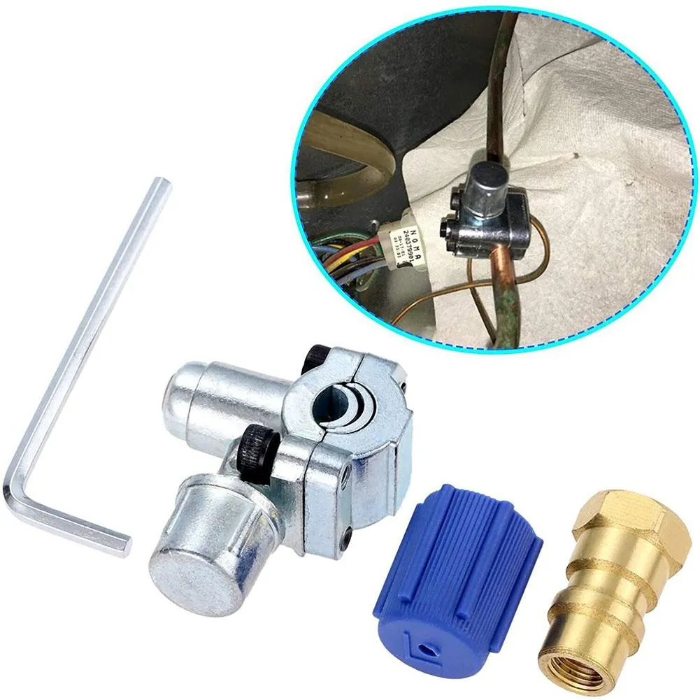 Car A/C Retrofit Valve Kit - BPV-31 Piercing Tap Valve with 1/4" Quick ...