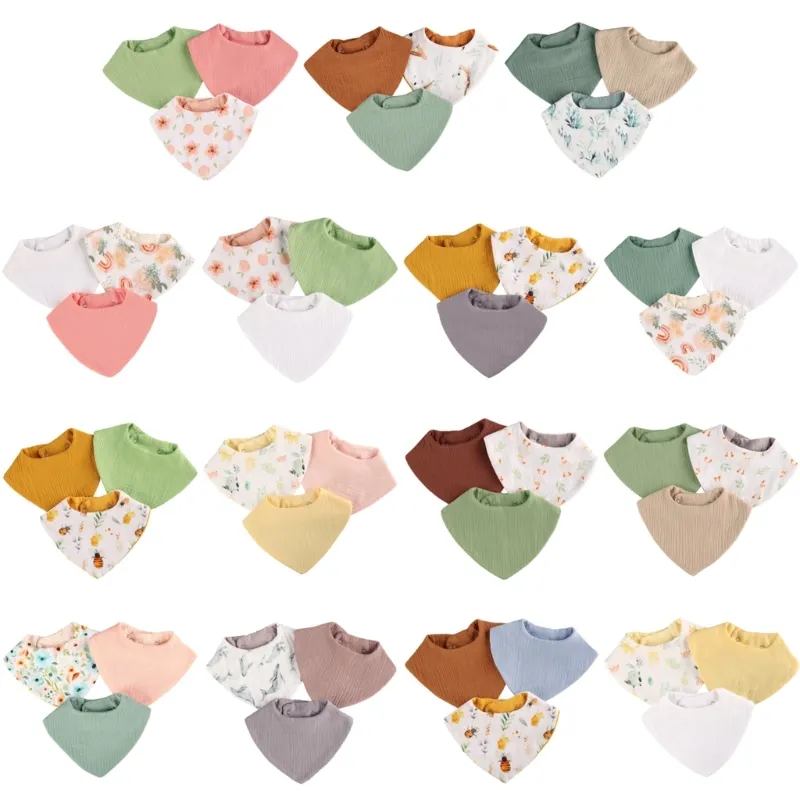 DHgate.com:Soft & Gentle Baby Bibs (3-Pack) | Adjustable Newborn Bibs ...