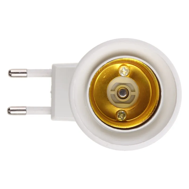 E Light Socket Adapter With Power Plug In Prong Outlet To Bulb For LED ...