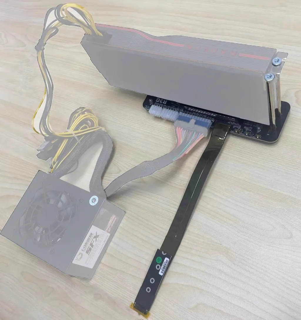 NVMe USB Adapter: PCI E 4.0 X4 Riser Extender For M.2 To PCIe 4.0 X16 ...