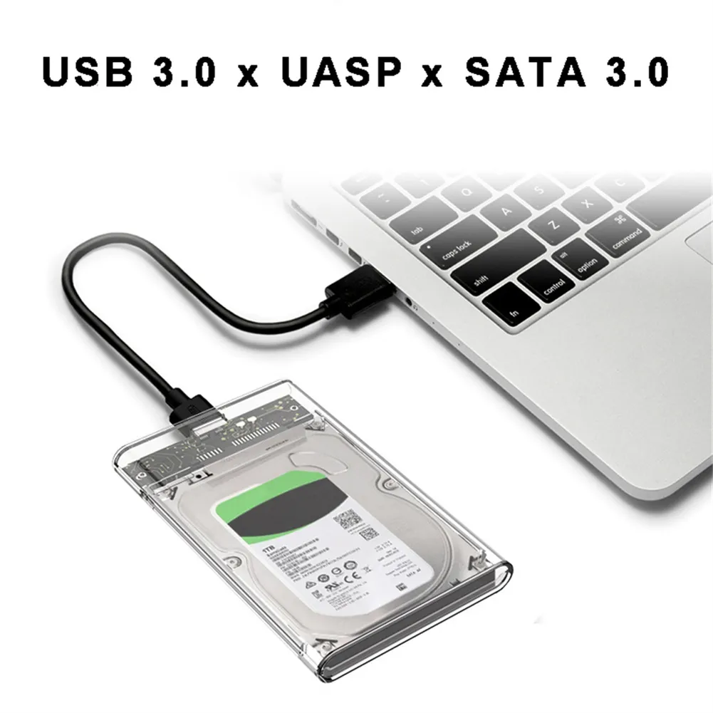 DHgate.com:Transparent Hard Drive Box SSD Solid State Mechanical 2.5-inch Laptop SATA Serial ...
