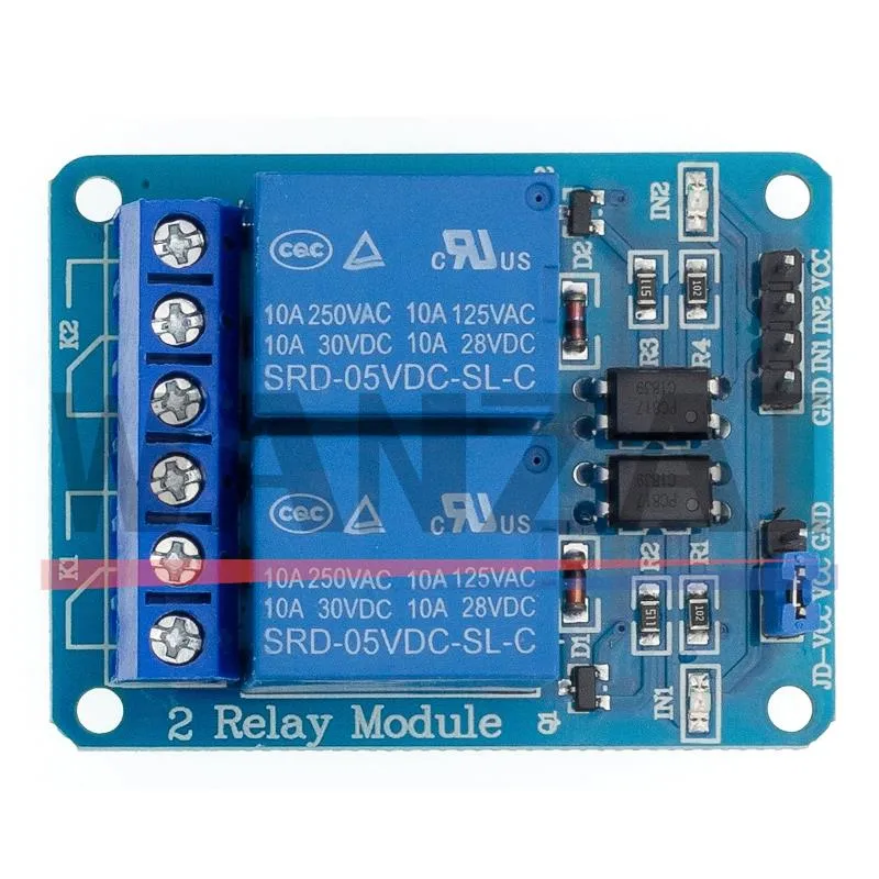 ARDUINO 5V module relay with Optocoupler - 1/2/4" Channel, 8" Output ...