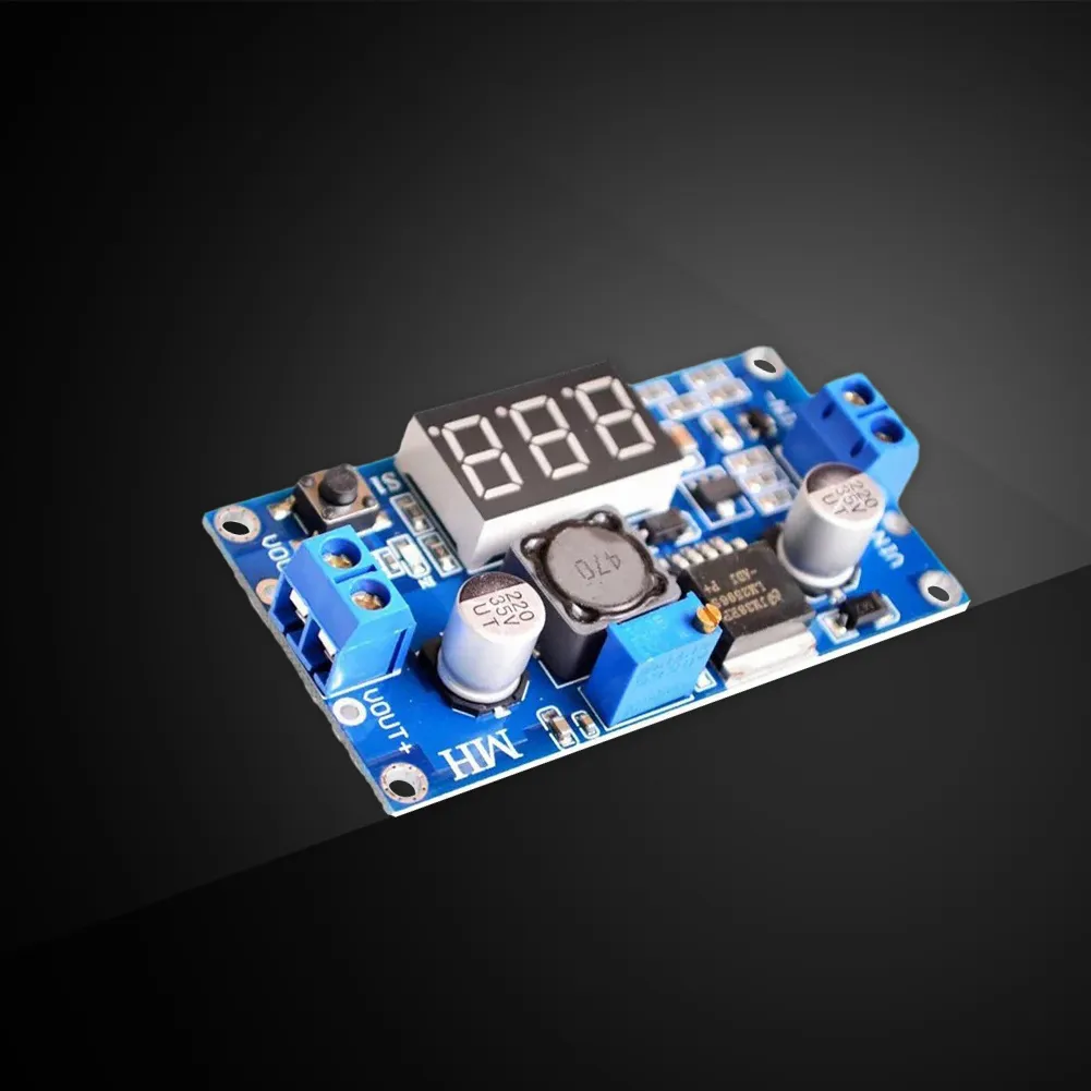 LM2596 DC-DC Step-Down power supply modul with LED Voltmeter - 4.5-40V to 1.25-37V Voltage Regulator