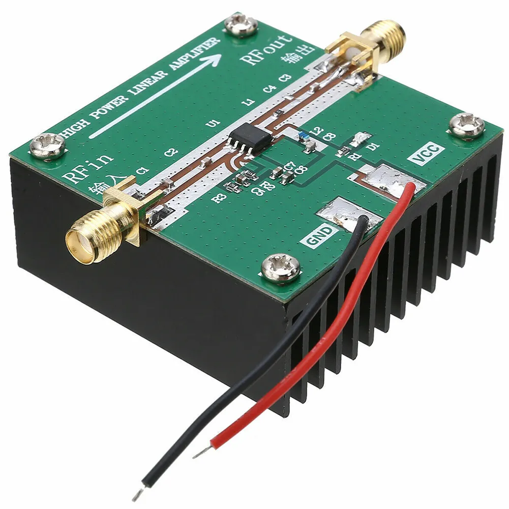 High-Gain 2.4GHz 1W 12dB RF Power Amplifier Module with Heatsink for ...