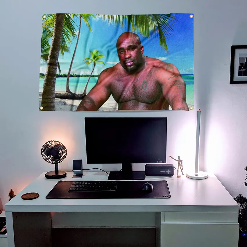 Funny Barry Wood Flag Banner Poster 3x5FT Man Cave Tapestry With ...