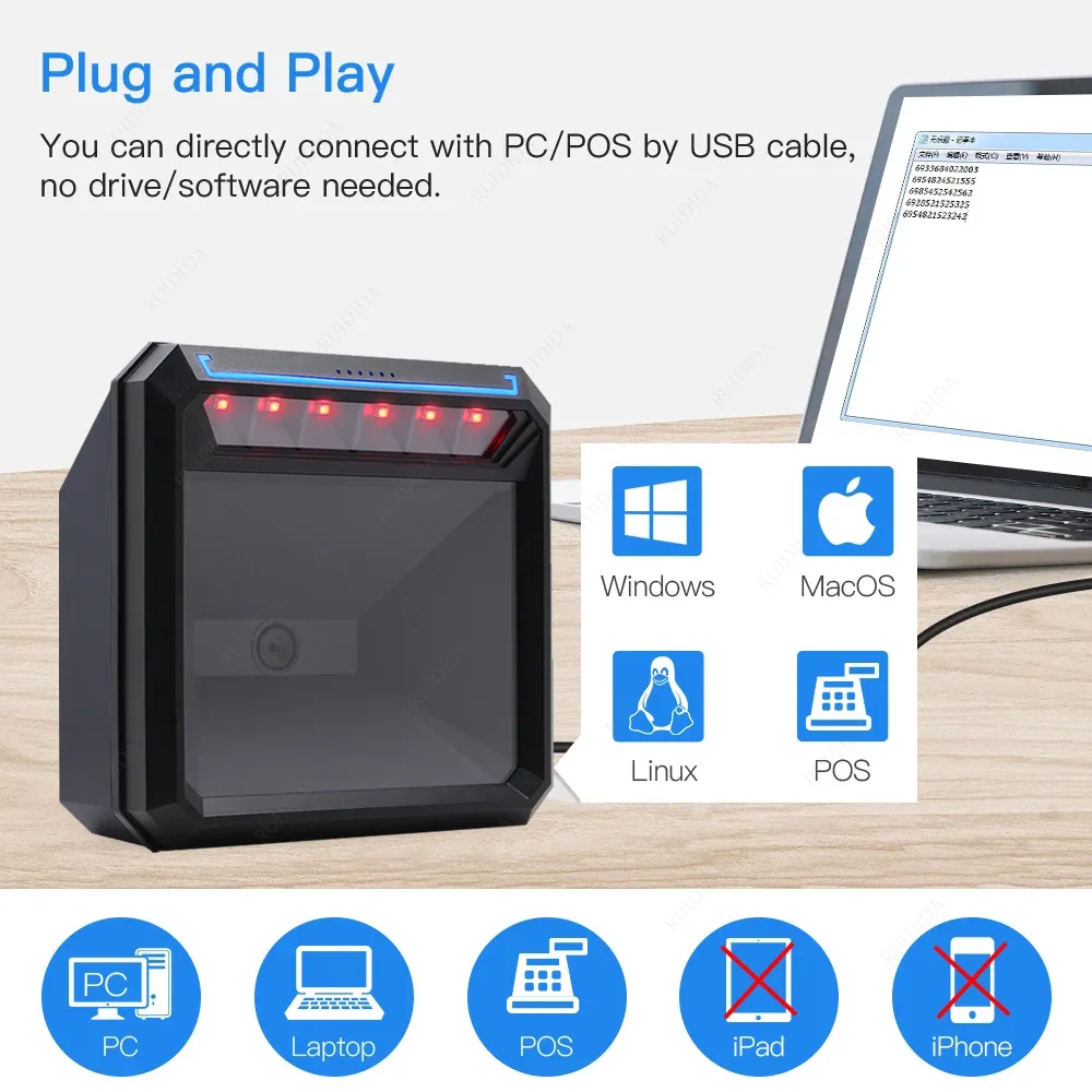 DHgate.com:Hands-Free Wired USB Barcode Scanner for Arduino ...