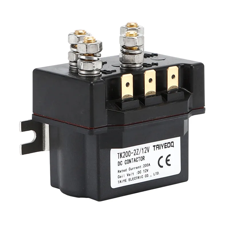 12V DC Contactor Relay Winch Solenoid Relay 200A 2 Phase Magnetic TK200 ...