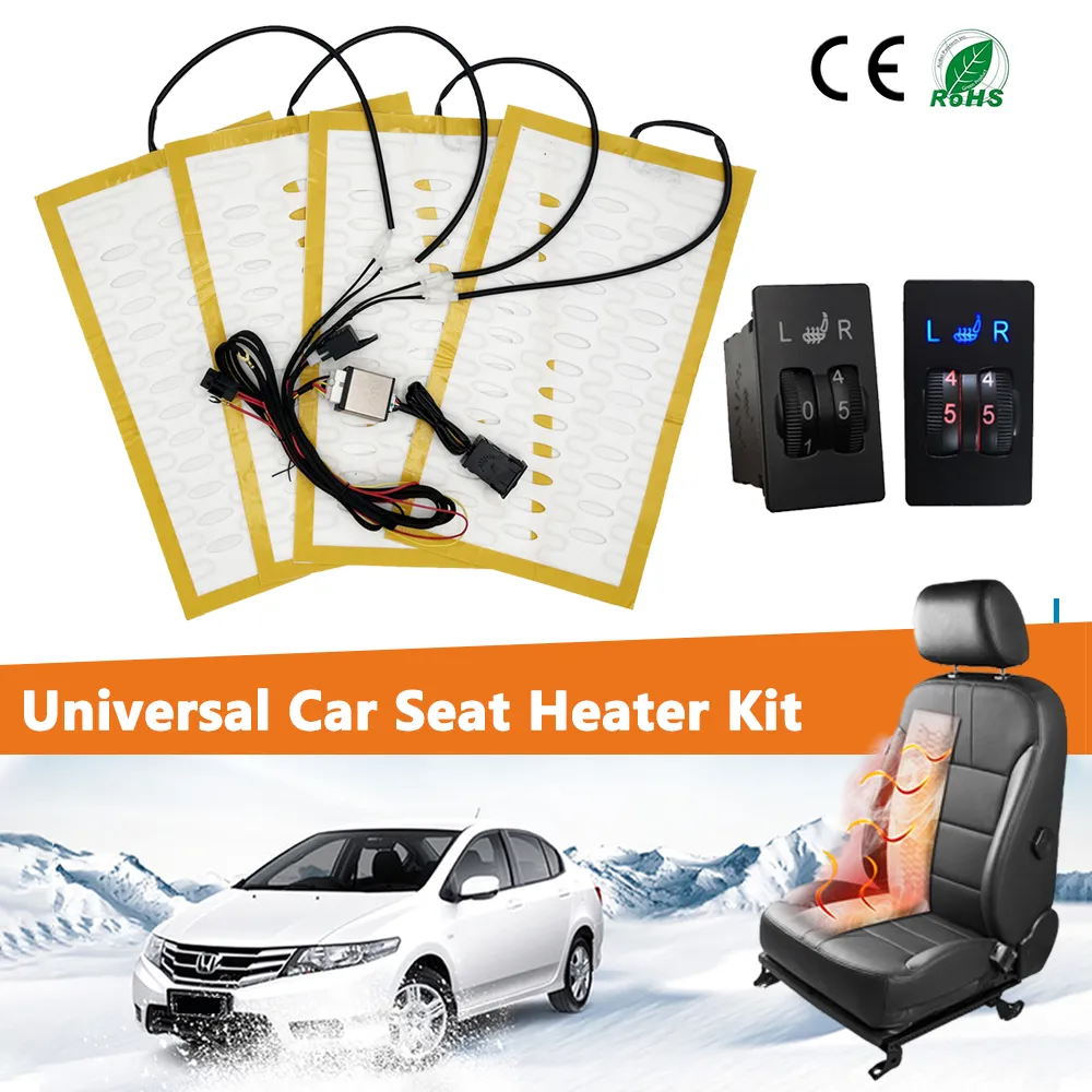DHgate.com:12 Volt Automotive Heater Pad Kit for Two Seats - Alloy Wire ...
