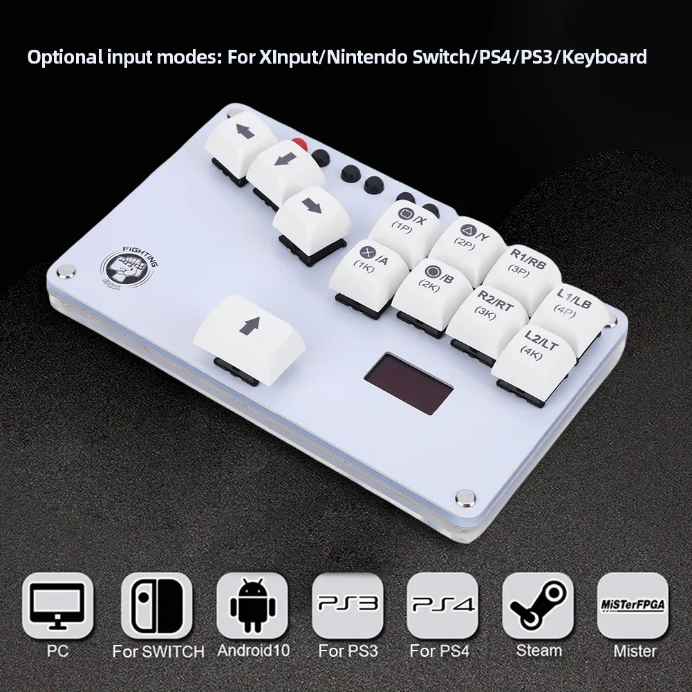 FightingBox Mini HitBox SOCD Fighting Stick Controller WASD Mixbox ...