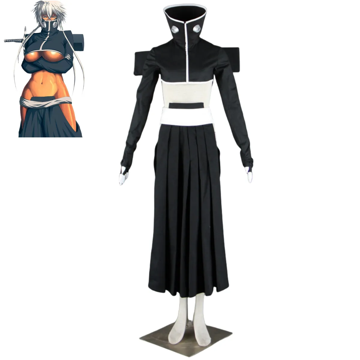 Bleach Tear Halibel Cosplay Costume, Women's Espada No.3 Black and ...