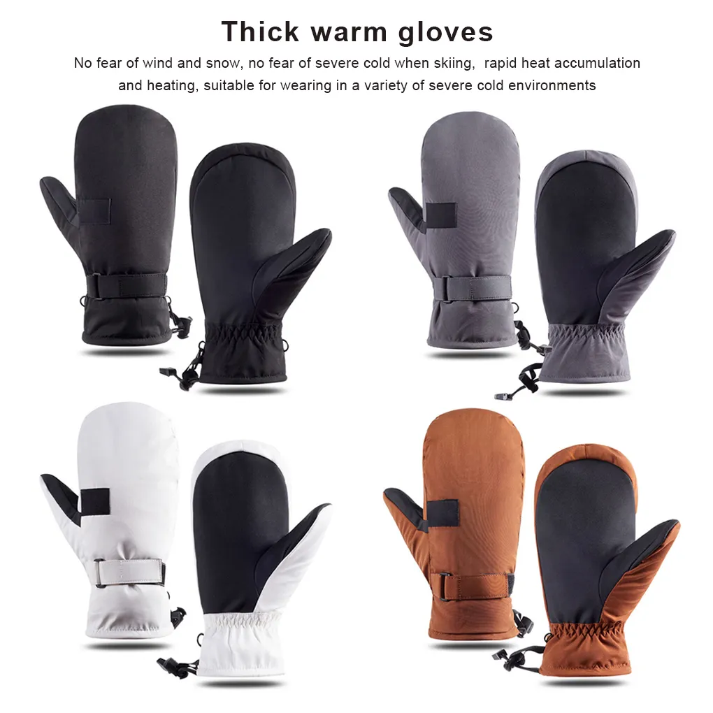 Upgraded Winter Ski Gloves, Windproof Snow Gloves for Men and Women ...