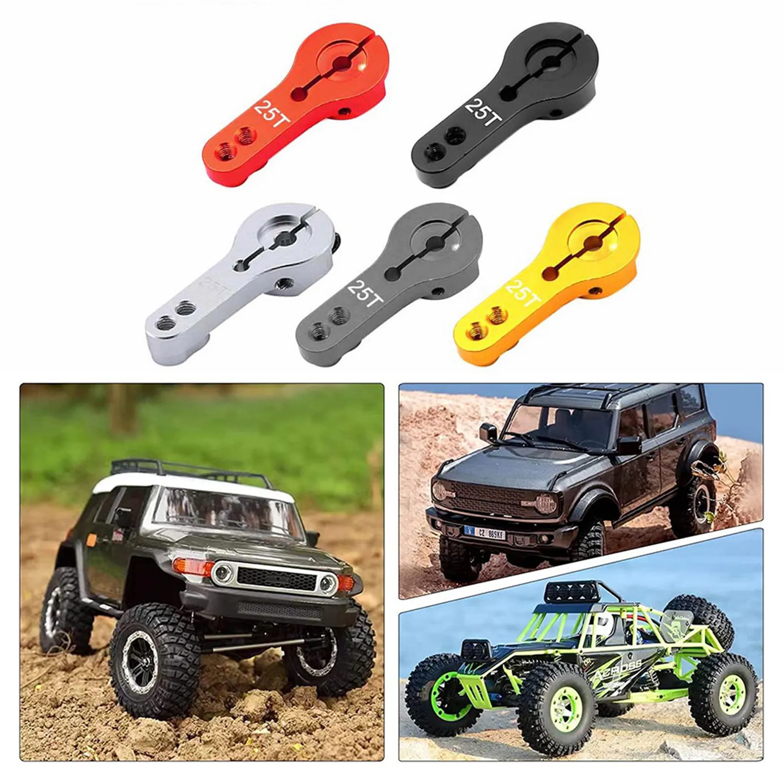 Steering Servo Adjustable Metal Steering Arm Rocker, Durable Component ...