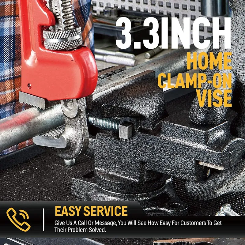 Bench Top Vise Findmall 5 Inch Heavy Duty Bench Vise With Anvil ...