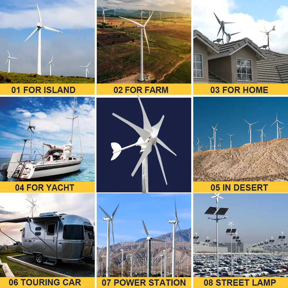 DHgate.com:Low Noise 3000W Wind Turbine: 12V/24V/48V Free Energy Wind ...