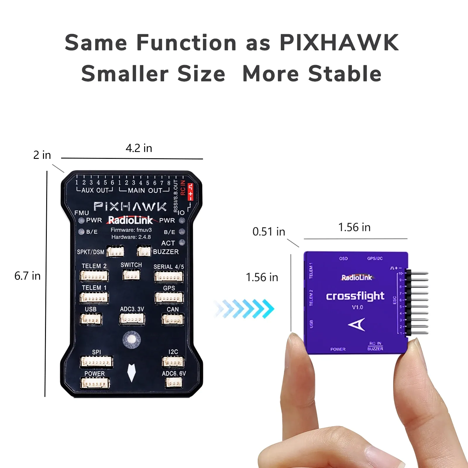 Radiolink Crossflight Flight Controller for FPV Drone, Helicopter ...
